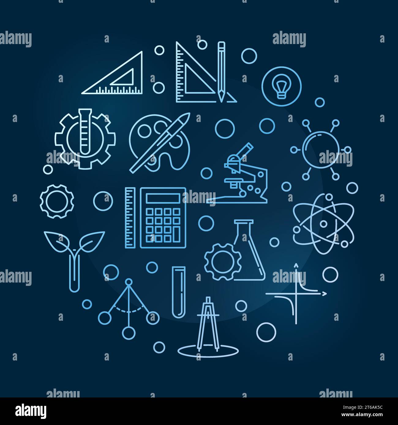Science, Technology, Engineering, the Arts and Mathematics vector ...