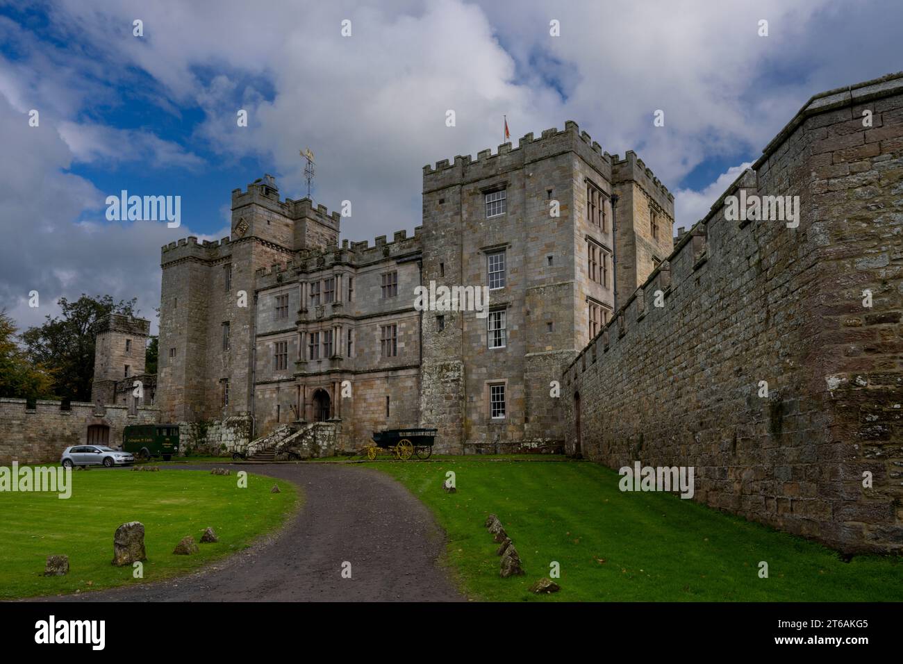 Chillingham Castle, Chillingham, Northumberland, England, UK Stock ...