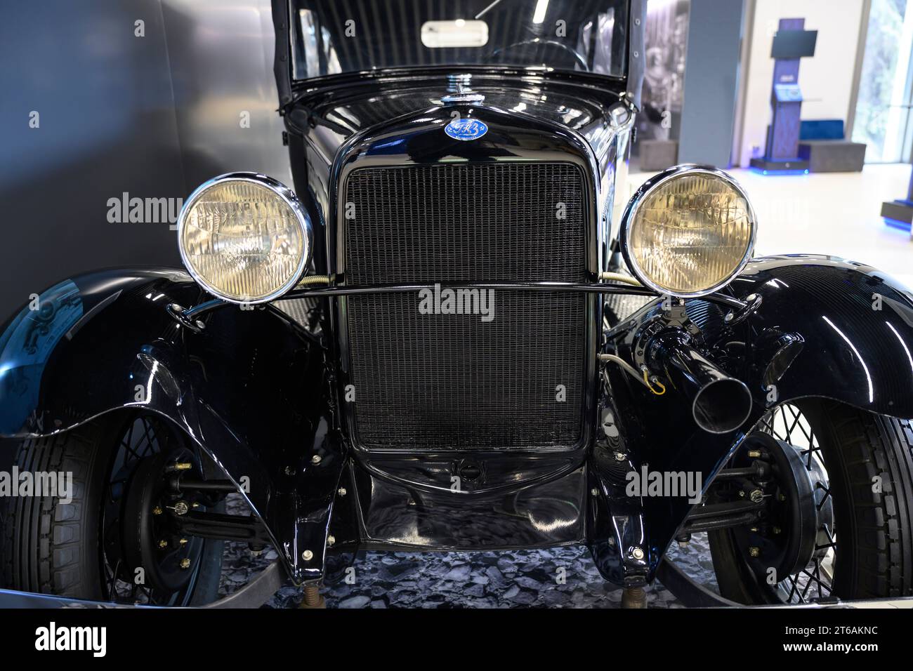 A fragment of the famous Soviet passenger car of the Gorky Automobile ...