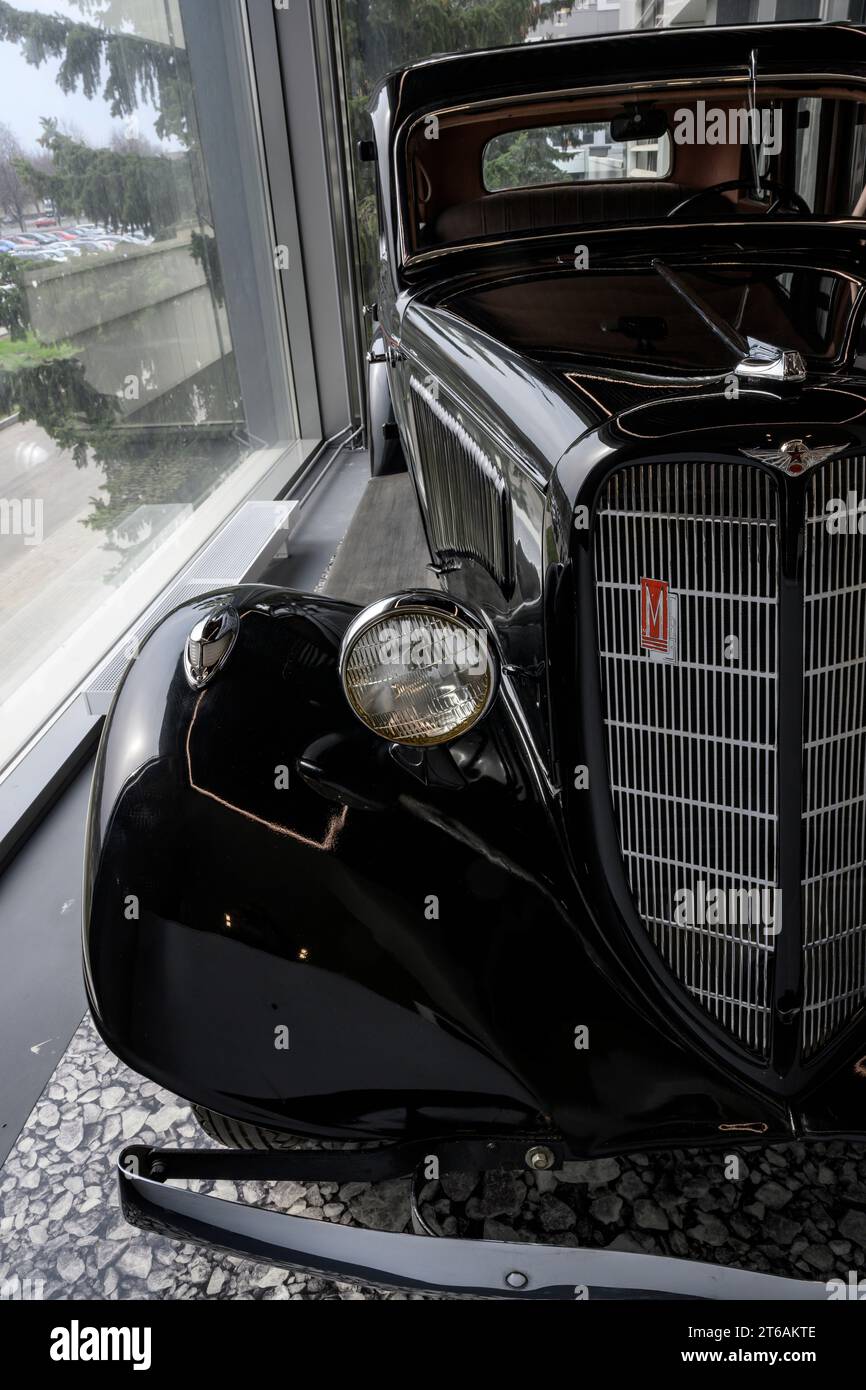 A fragment of the famous Soviet passenger car of the Gorky Automobile ...