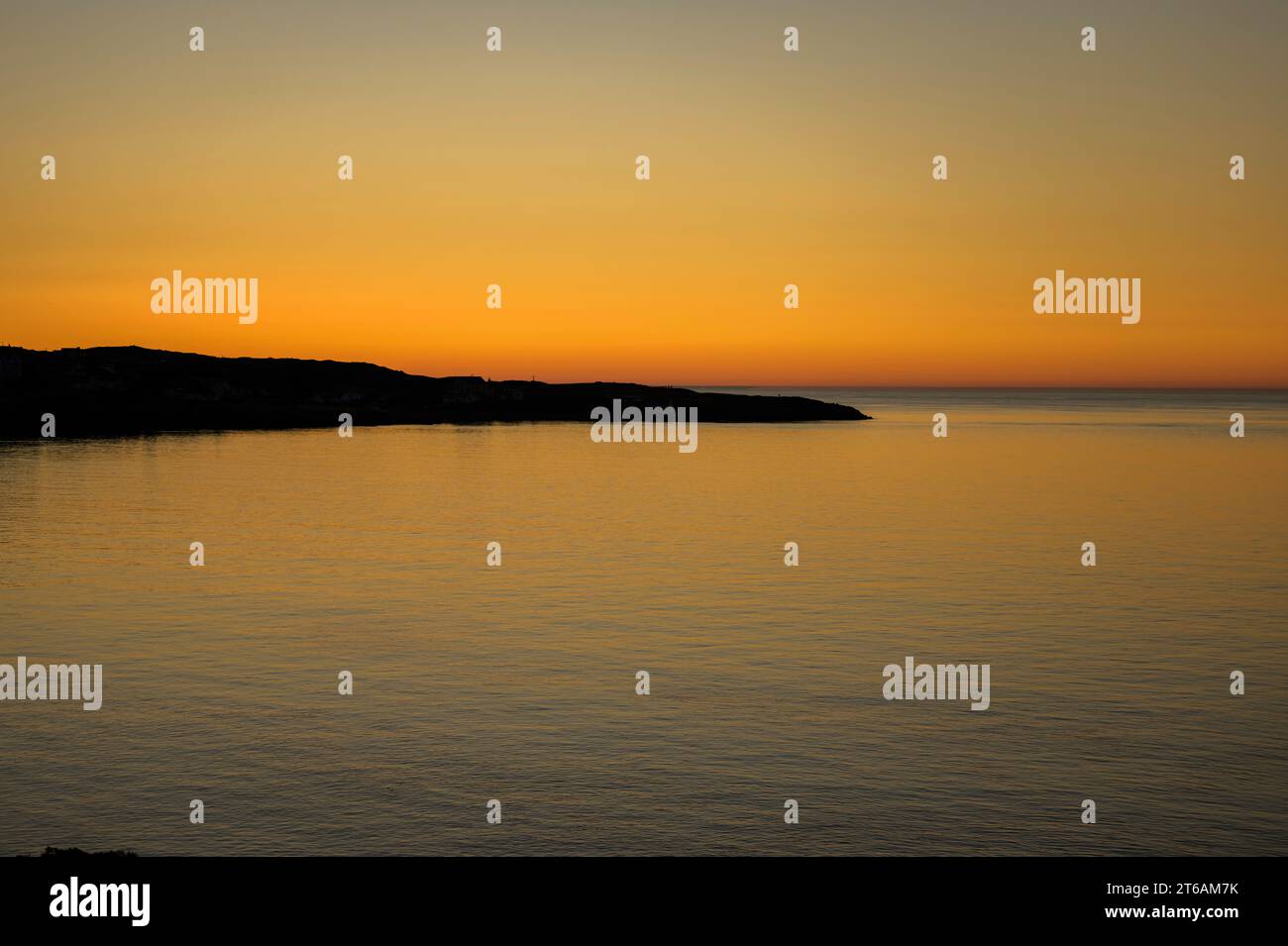 Bull Bay Sunset Stock Photo - Alamy