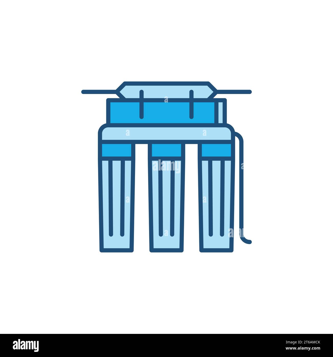 Reverse Osmosis Filter for Water vector concept colored icon or symbol ...