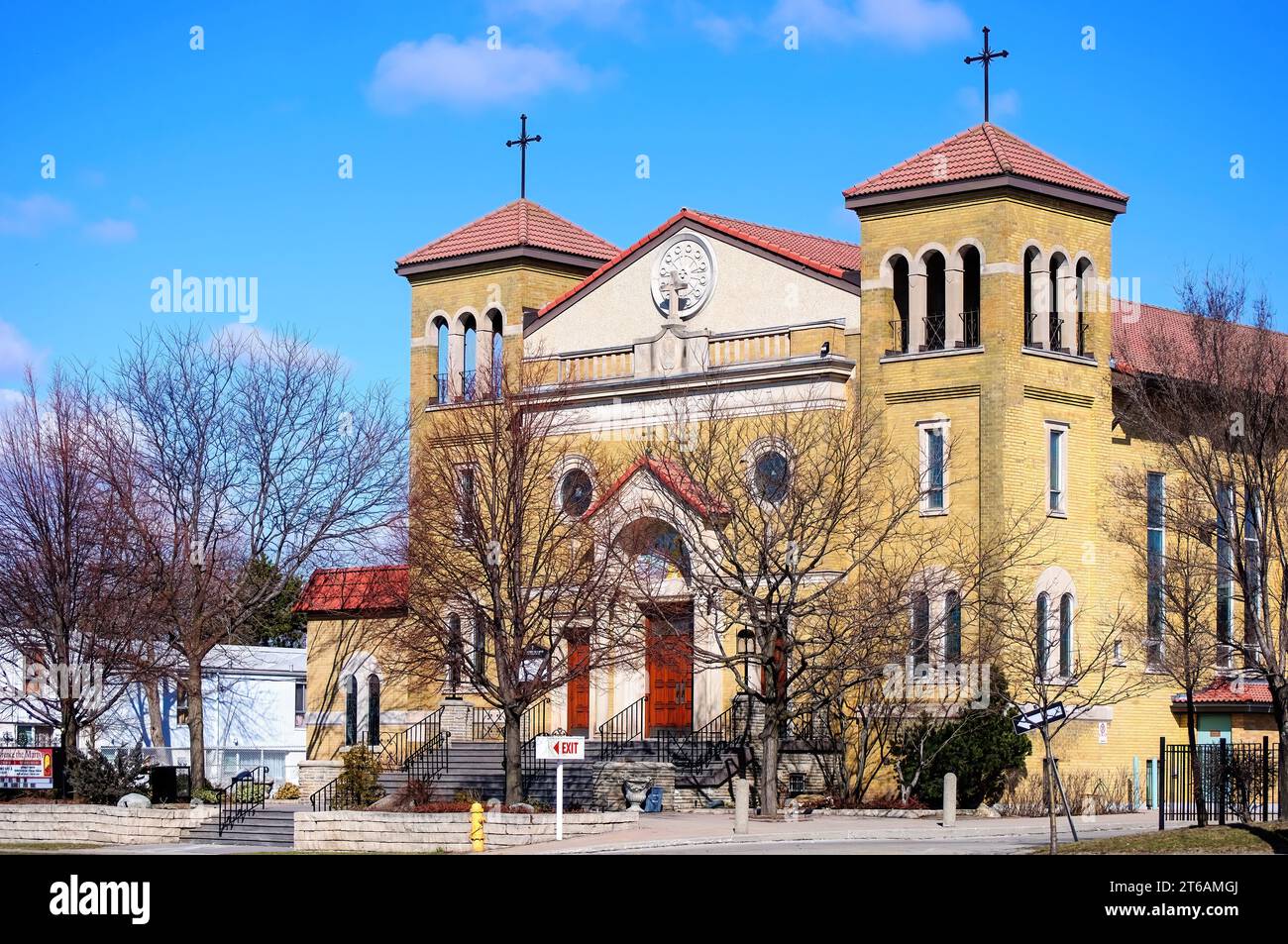 St. Lawrence the Martyr, Catholic Church, Toronto, Canada Stock Photo ...