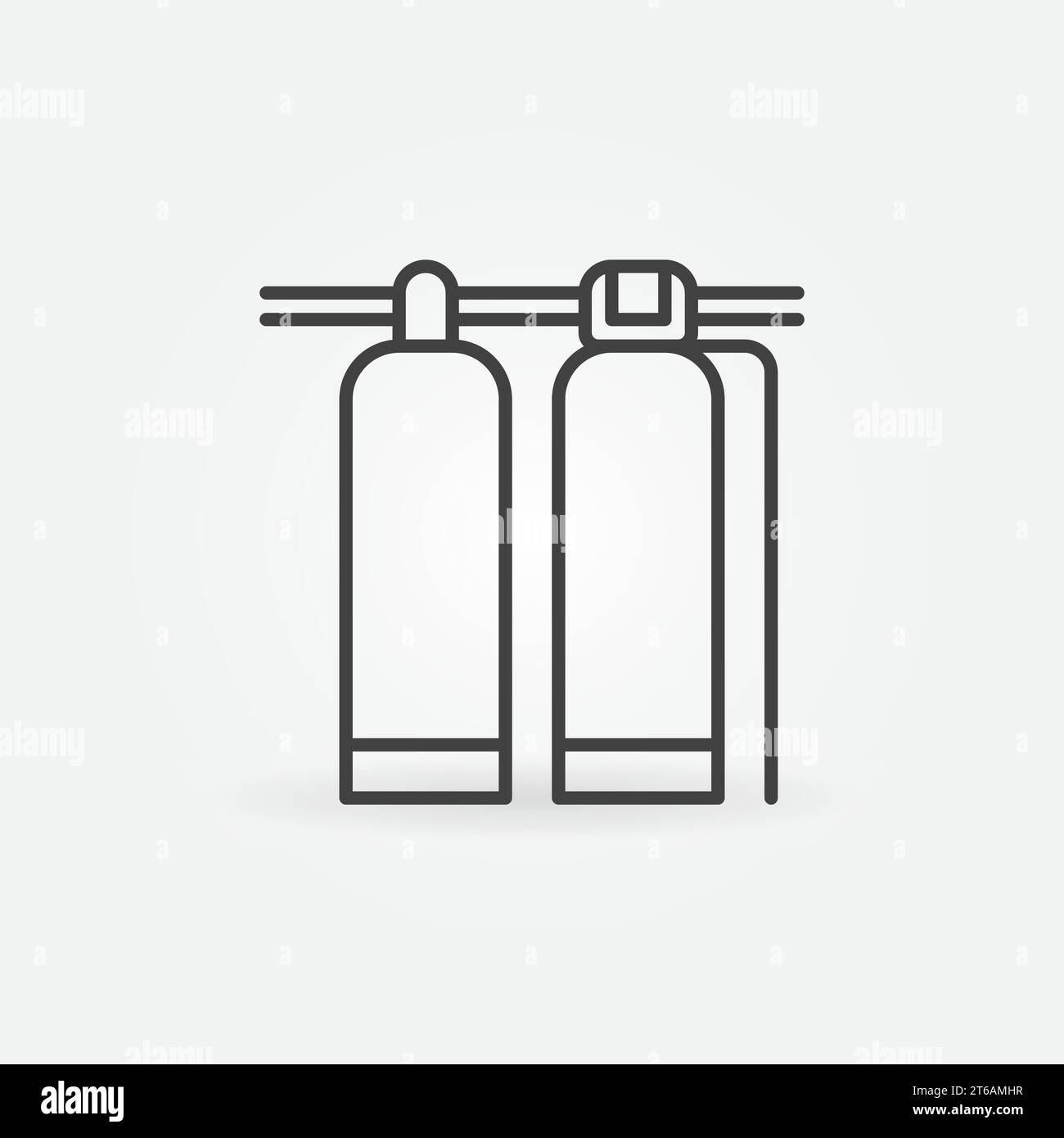 Station for Aeration and Deferrization of Water outline vector ...