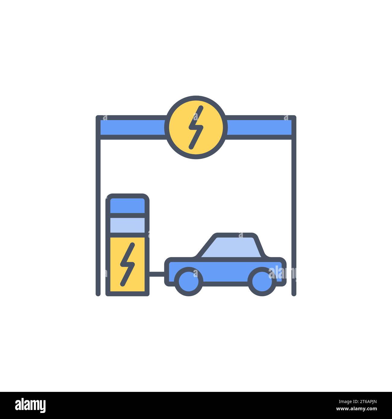 Ev charging icon vector vectors hi-res stock photography and images - Alamy