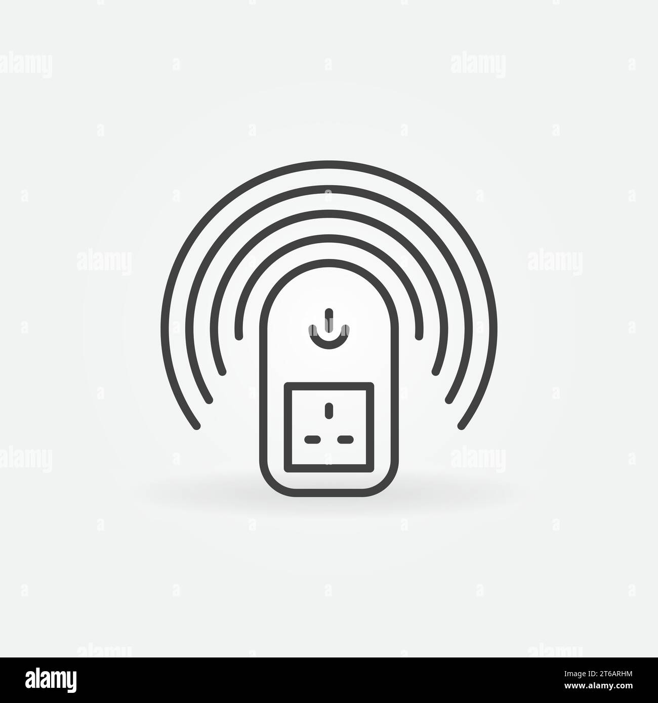 UK Wireless smart socket vector outline concept icon or design element Stock Vector Image & Art ...