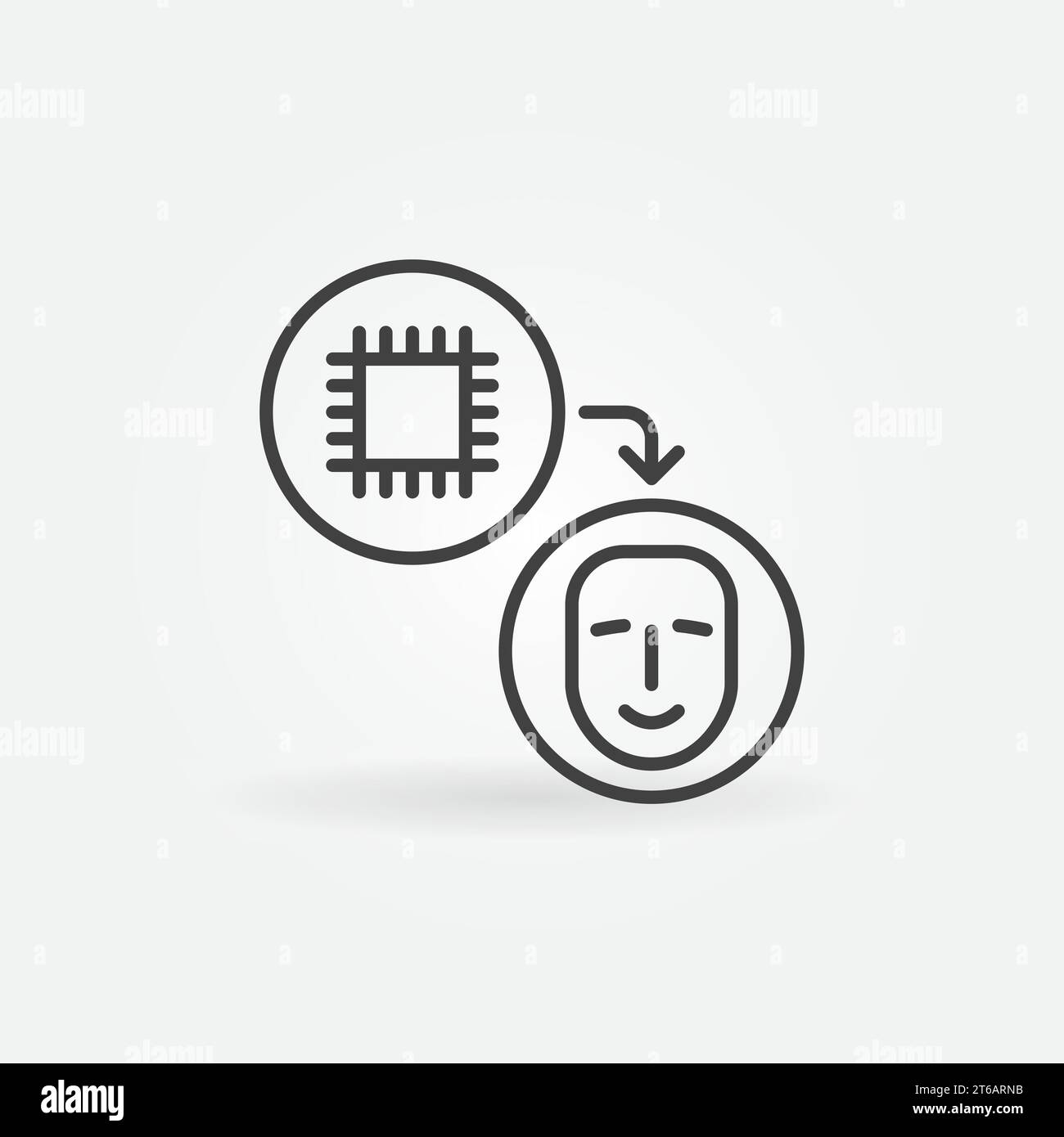 Humans and machine learning Stock Vector Images - Alamy