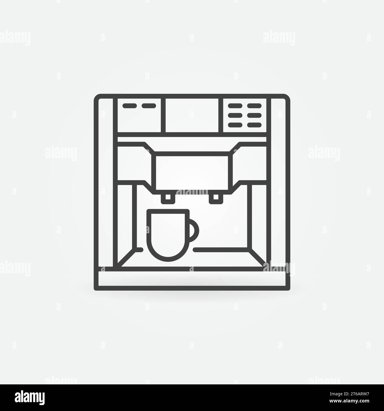 Professional coffee machine line icon hi-res stock photography and ...