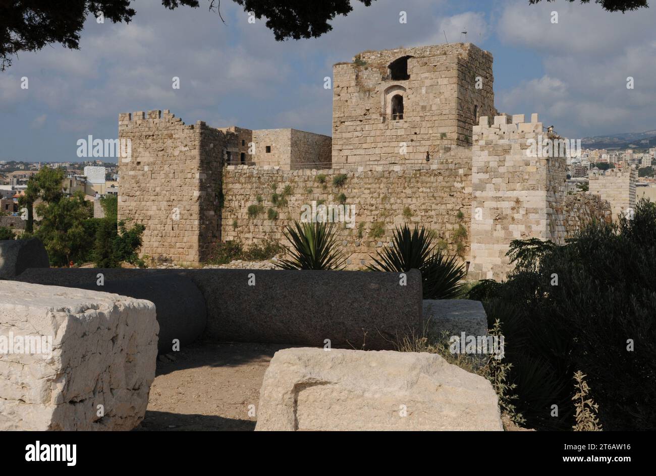 Lebanon: The historic village Byblos with the castle has an old history ...