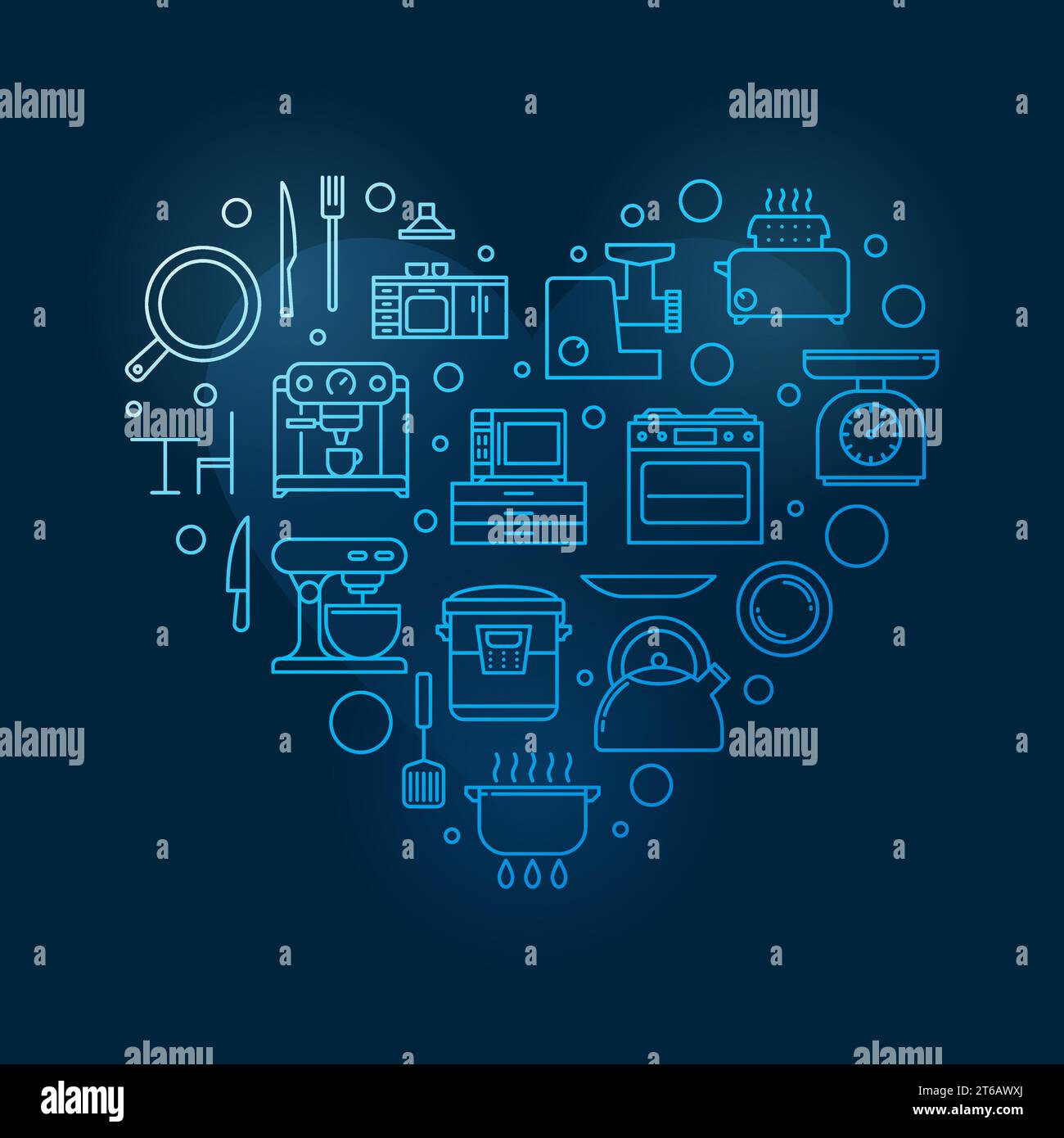 Dark blue pot Stock Vector Images - Alamy