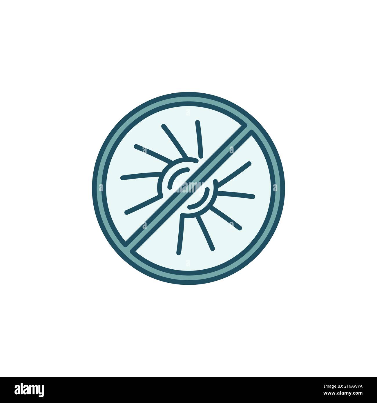 Stop Virus Pathogen vector concept colored icon or symbol Stock Vector ...