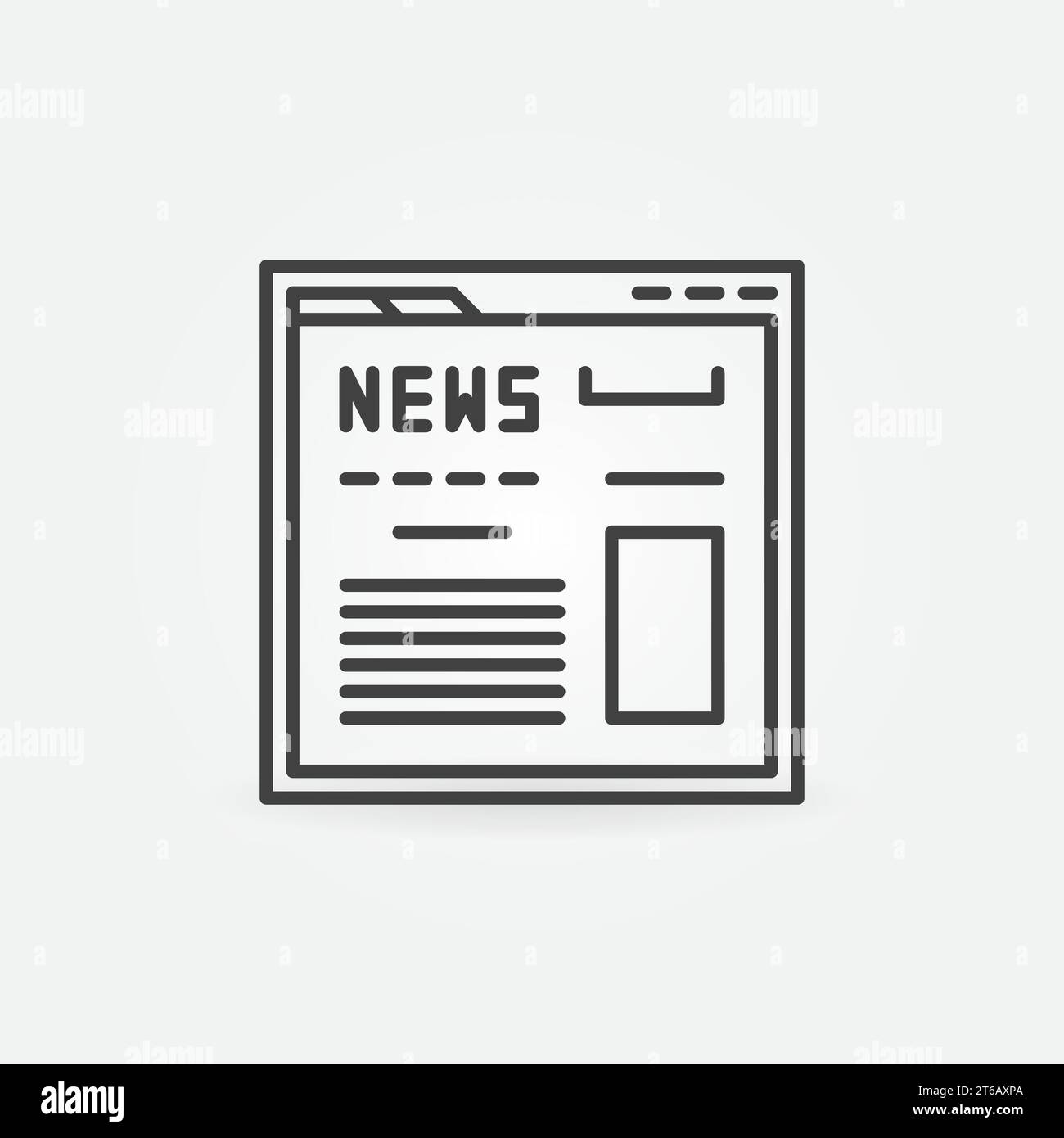 News web Stock Vector Images - Alamy