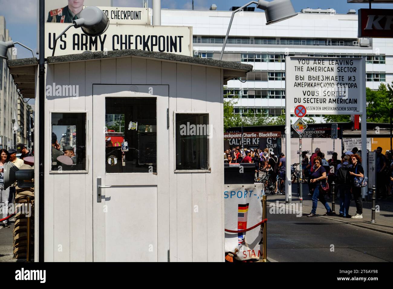 Historical significance resonates at Checkpoint Charlie, a symbol of ...