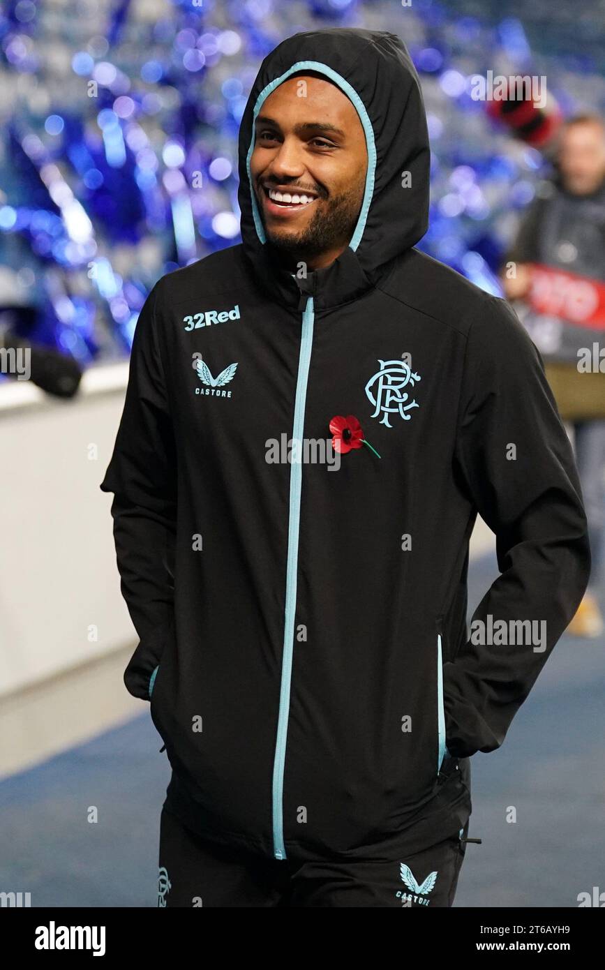 Rangers' Danilo arrives at the ground the UEFA Europa League Group C ...