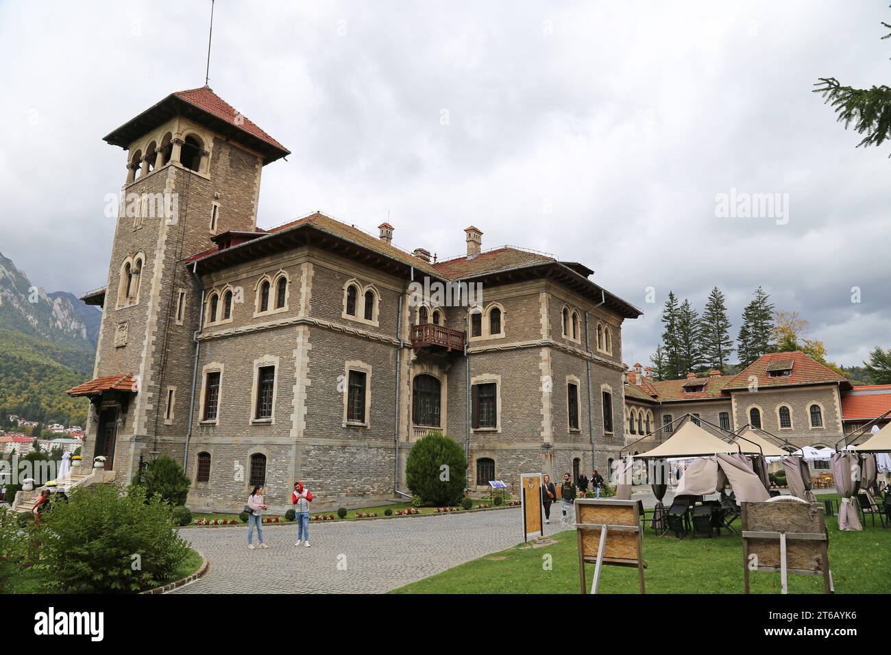 Cantacuzino Castle (aka Nevermore Academy in Netflix TV's 'Wednesday ...