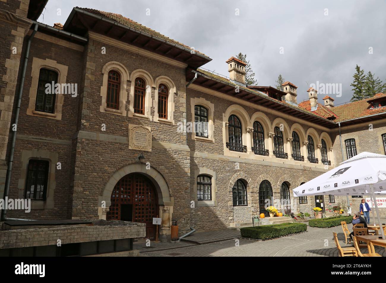 Cantacuzino Castle (aka Nevermore Academy in Netflix TV's 'Wednesday ...
