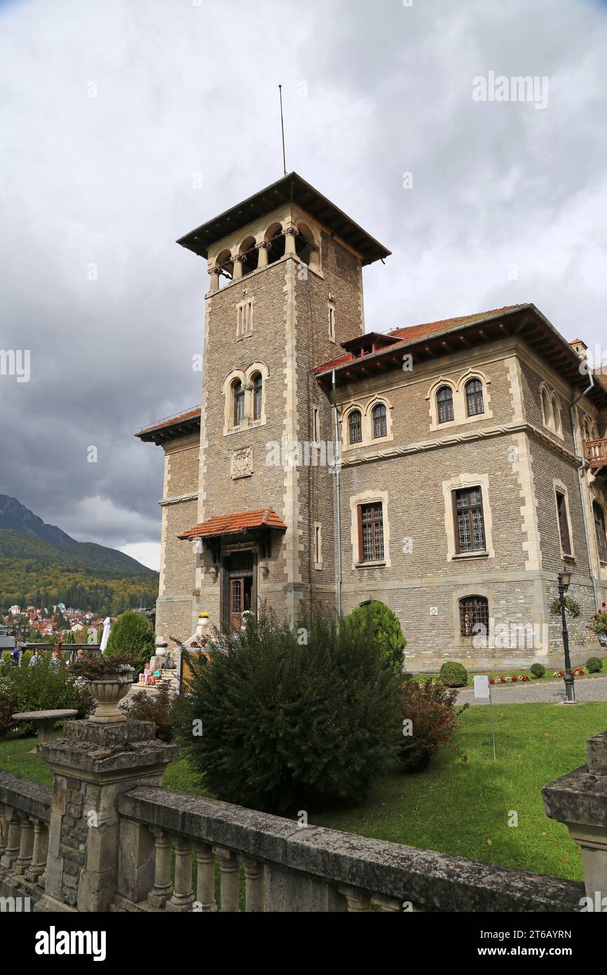 Cantacuzino Castle (aka Nevermore Academy in Netflix TV's 'Wednesday ...