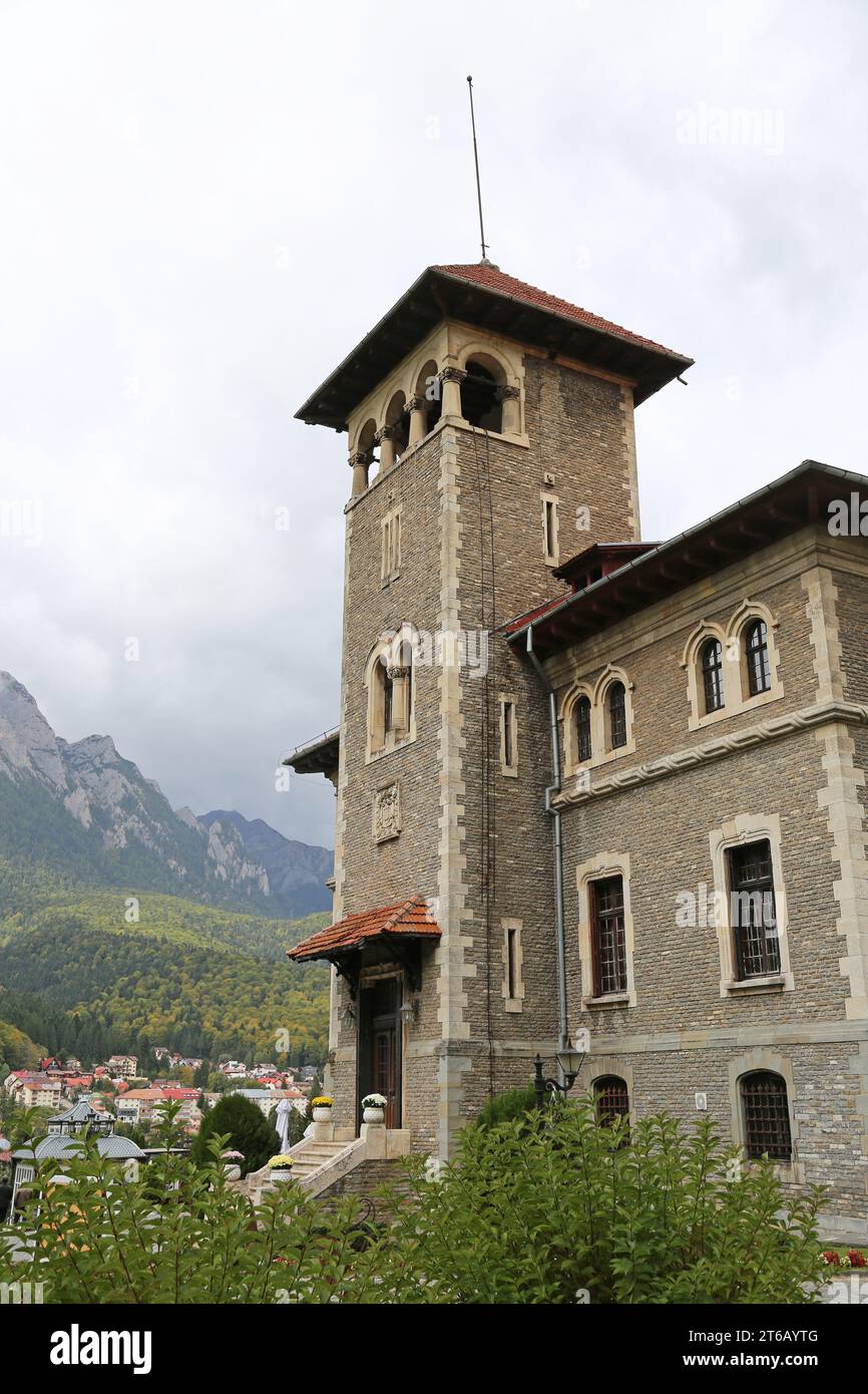 Cantacuzino Castle (aka Nevermore Academy in Netflix TV's 'Wednesday ...