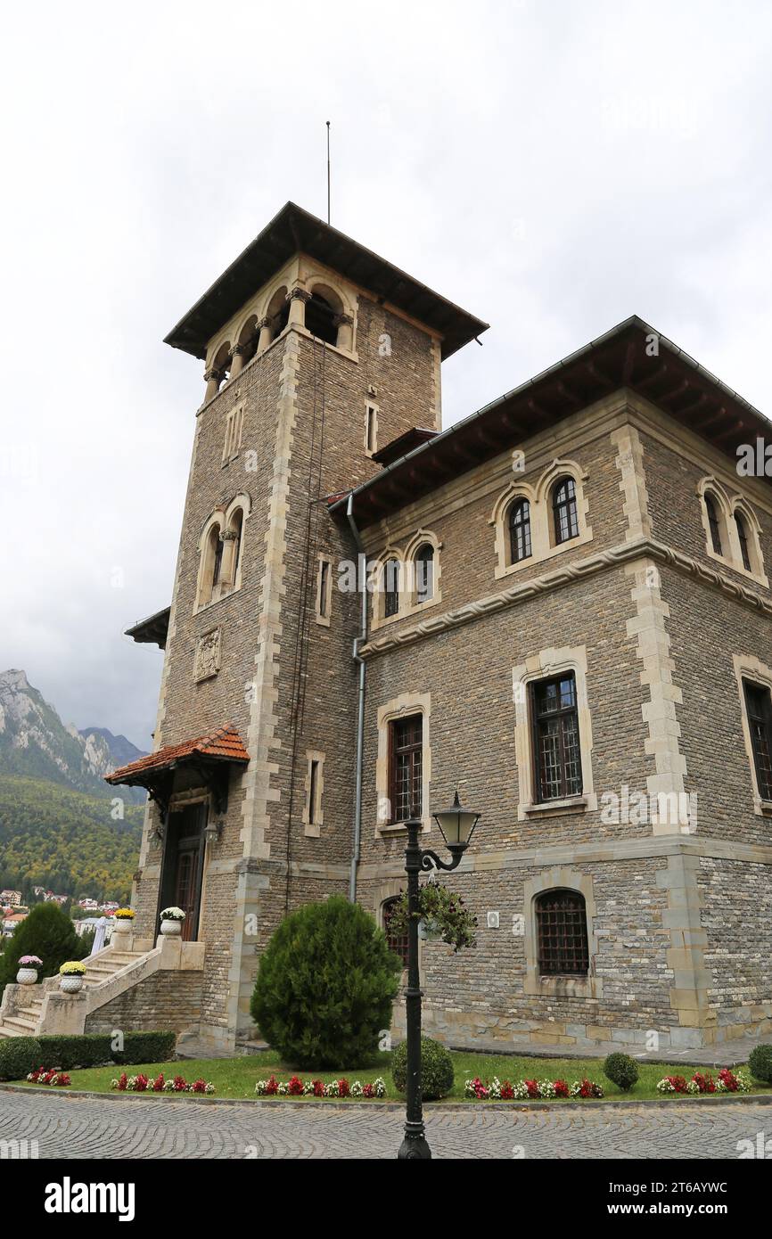 Cantacuzino Castle (aka Nevermore Academy in Netflix TV's 'Wednesday ...