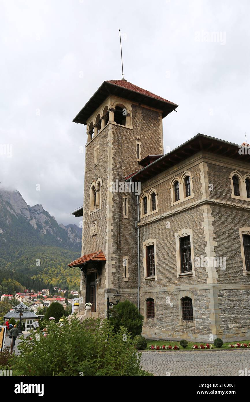 Cantacuzino Castle (aka Nevermore Academy in Netflix TV's 'Wednesday ...