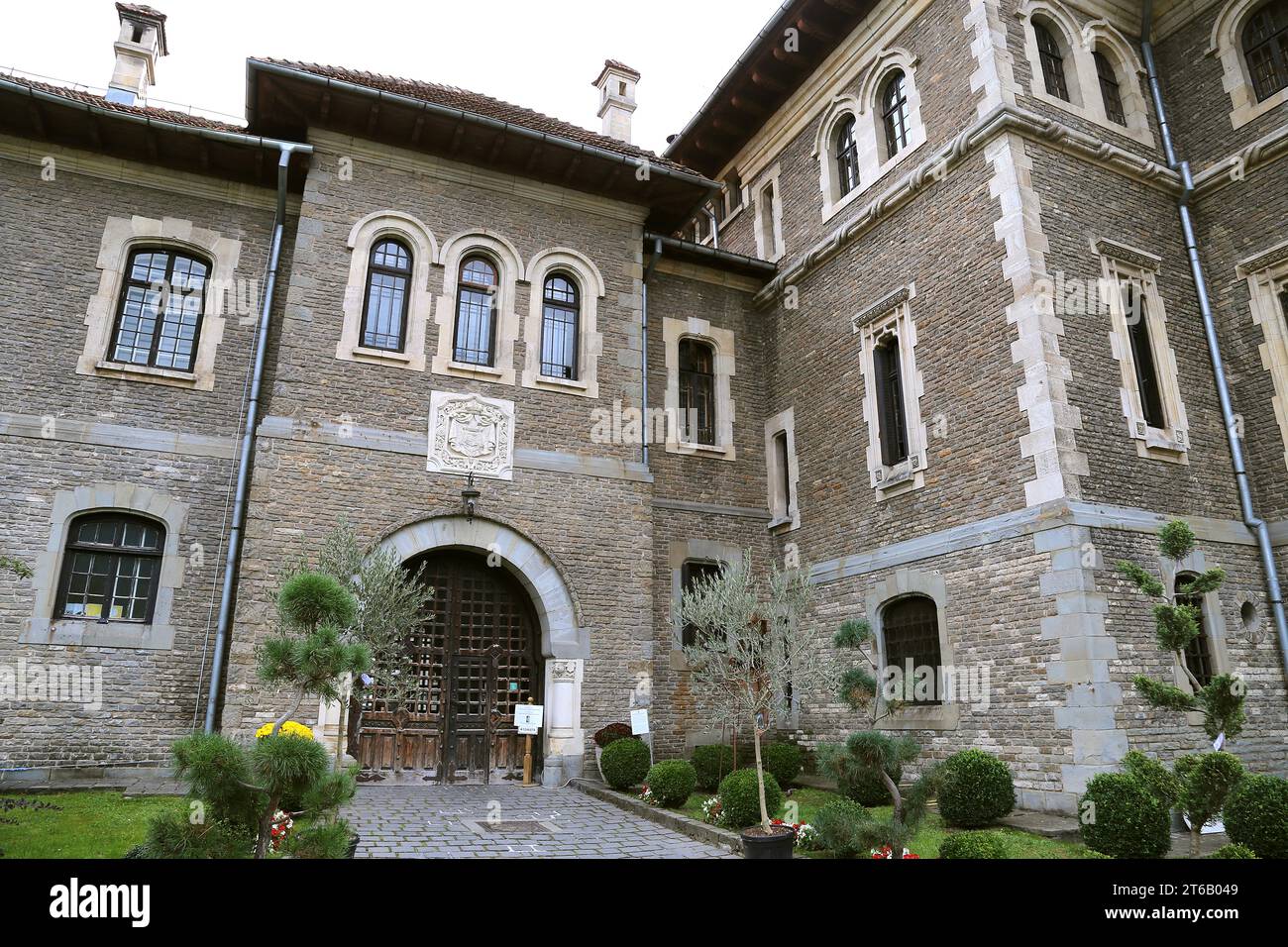 Cantacuzino Castle (aka Nevermore Academy in Netflix TV's 'Wednesday ...