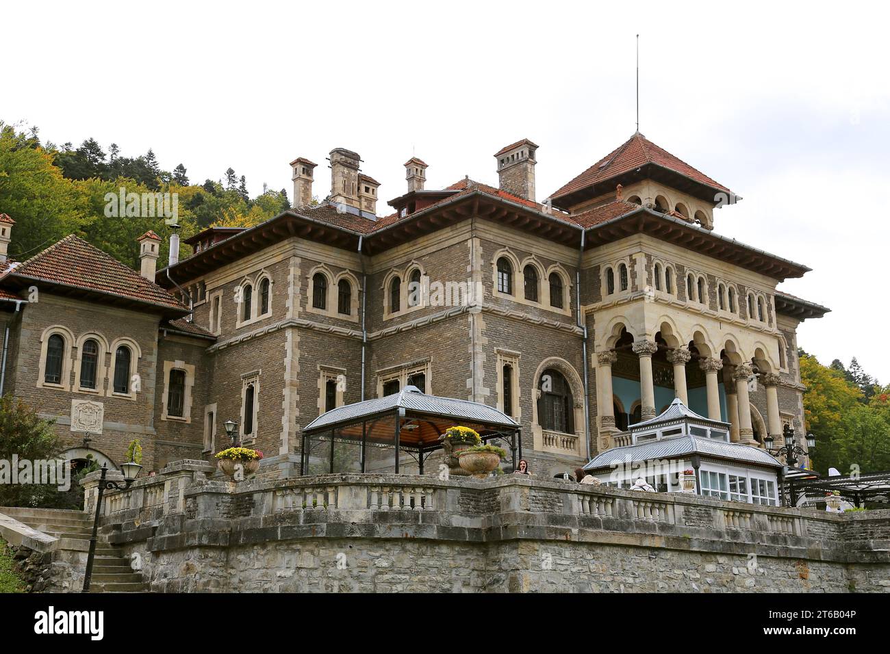 Cantacuzino Castle (aka Nevermore Academy in Netflix TV's 'Wednesday ...