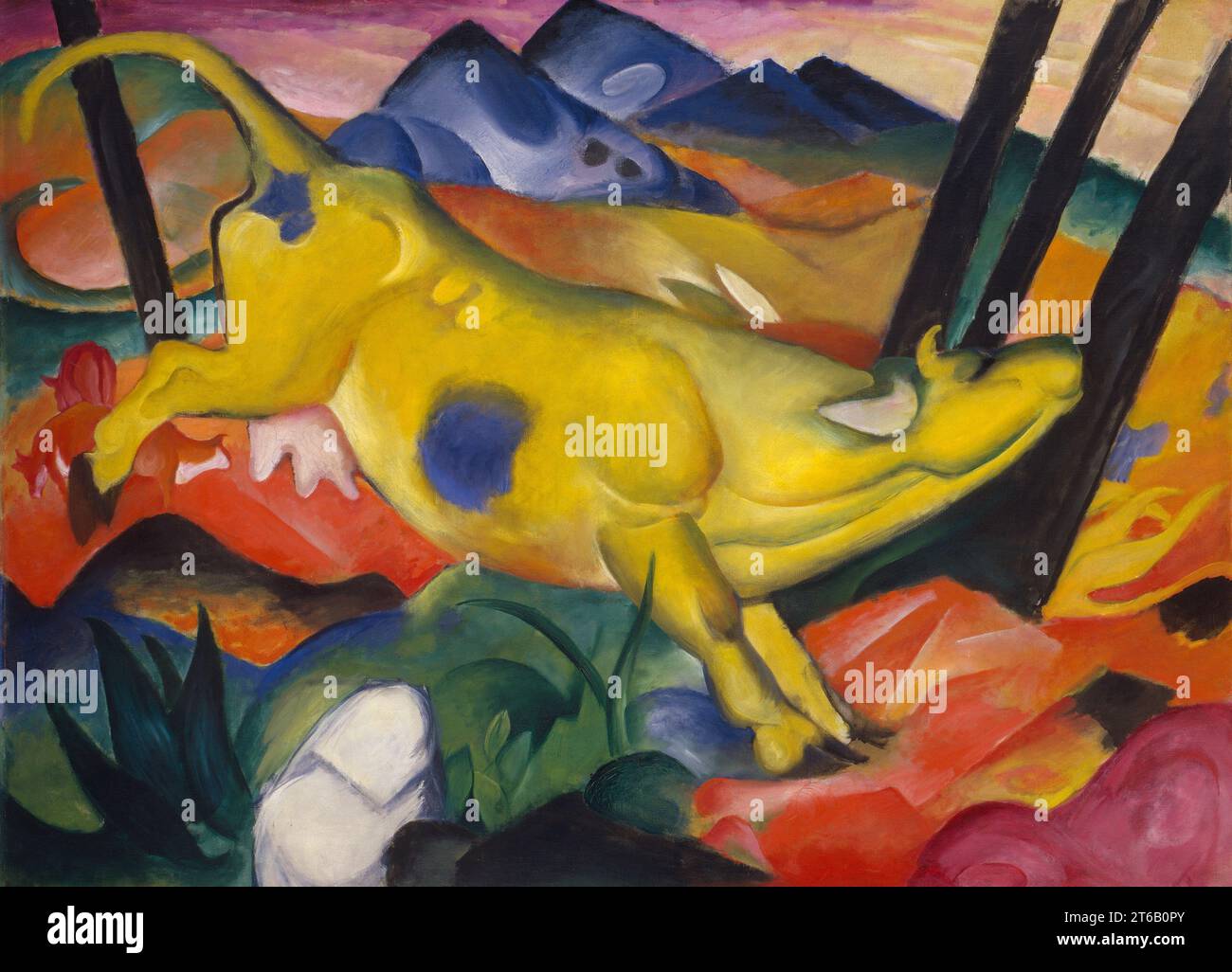 Franz marc yellow cow 1911 hi-res stock photography and images - Alamy