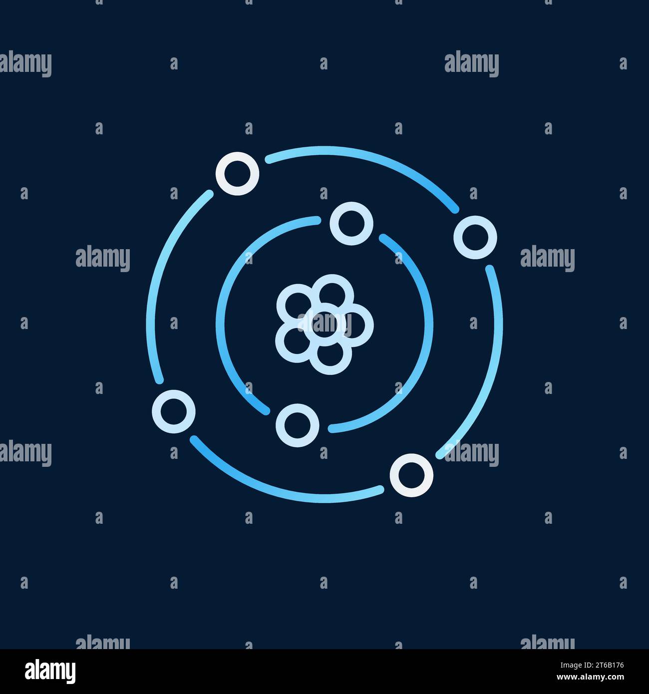 Atom nucleus electrons colored hi-res stock photography and images - Alamy