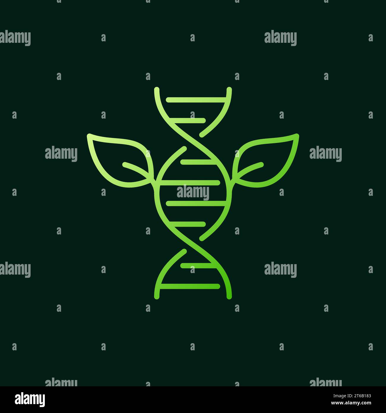 Strand of leaves Stock Vector Images - Alamy