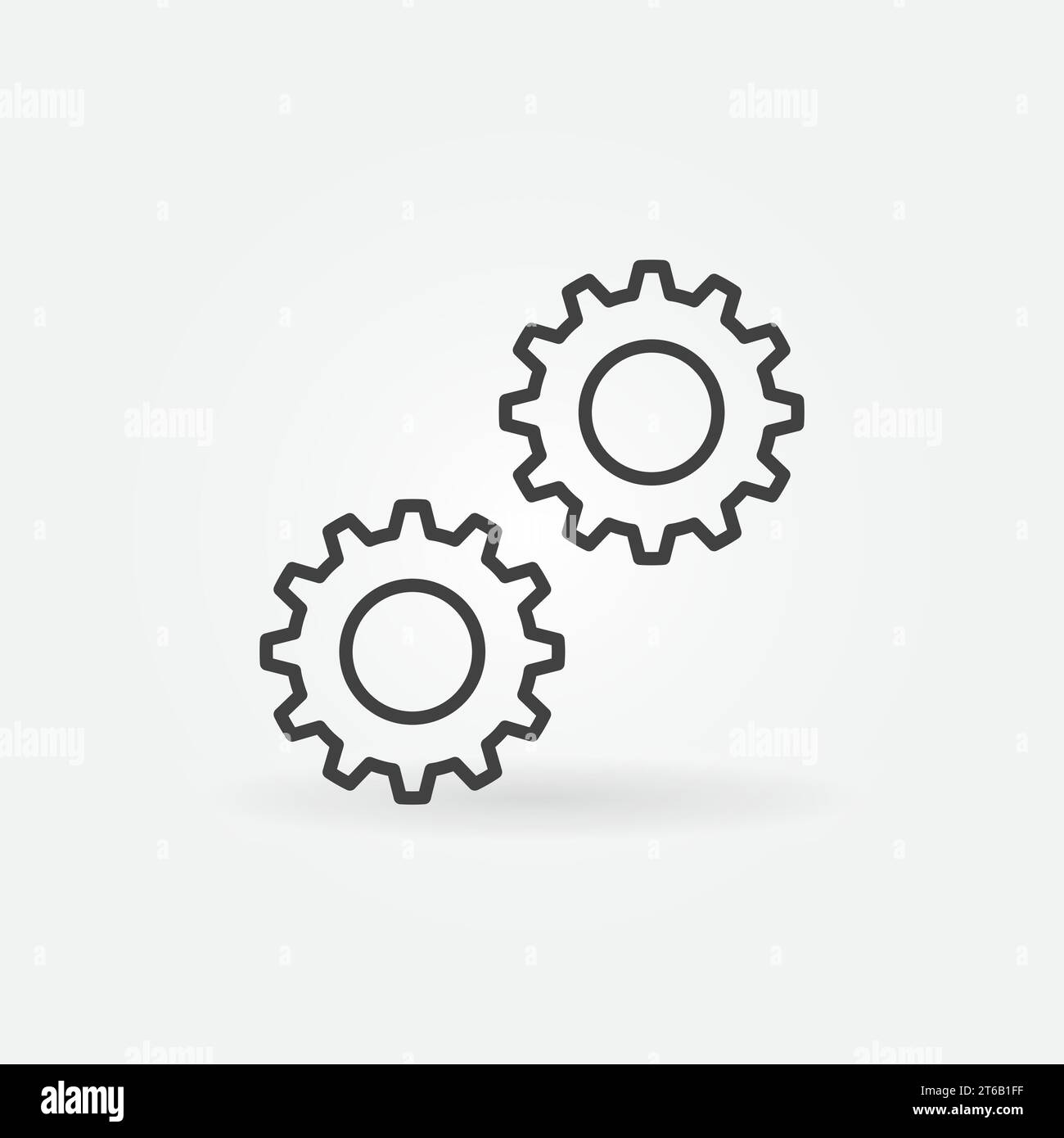 Spur gear Stock Vector Images - Alamy
