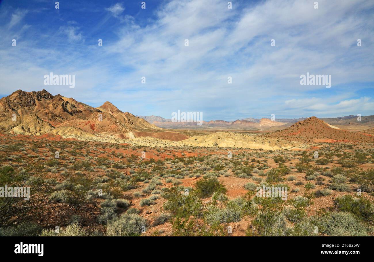 Colorful desert valley hi-res stock photography and images - Alamy