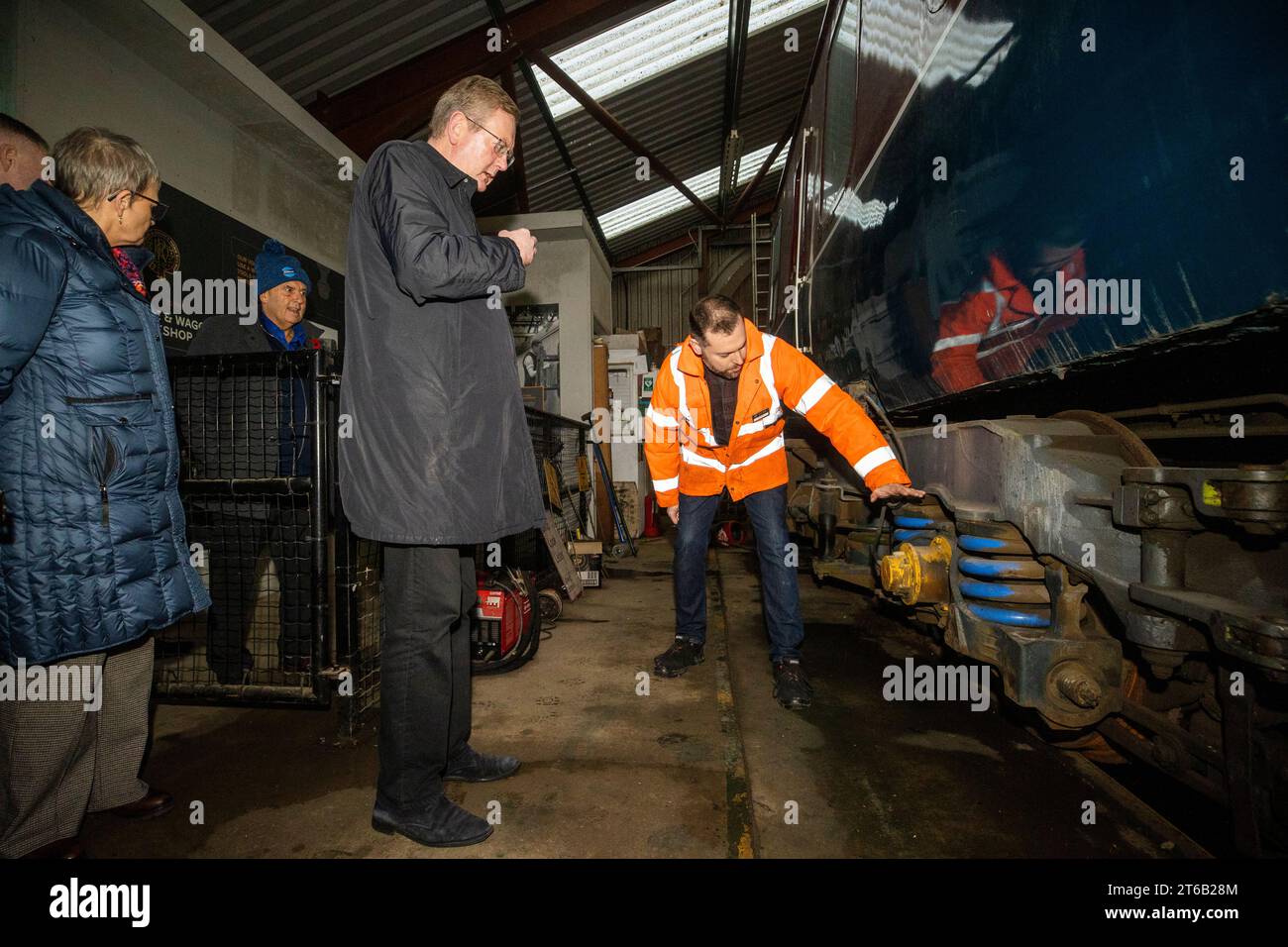 Robert Gardiner (right), chairman of Downpatrick and County Down ...