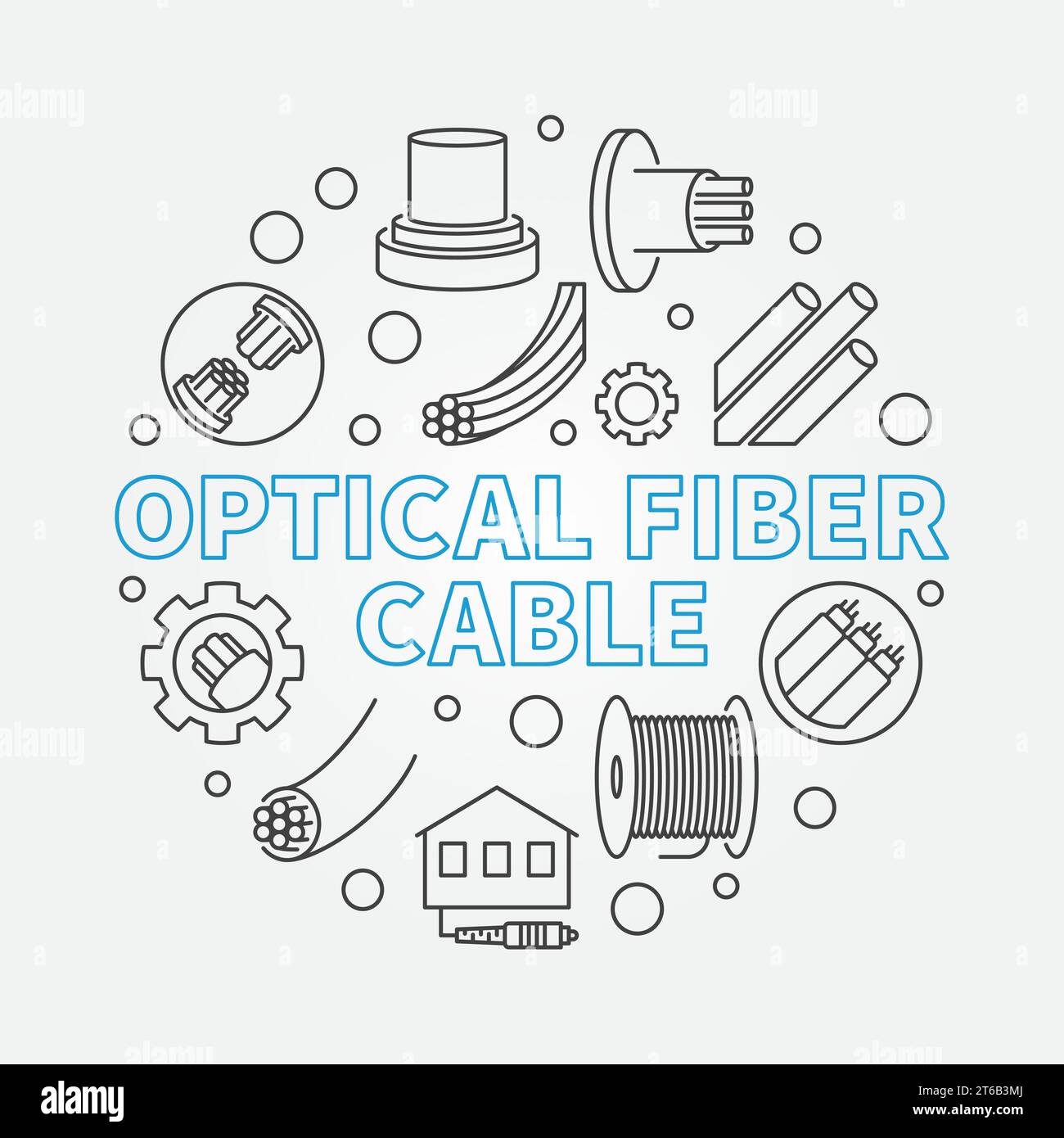 Fiber optics circular Stock Vector Images - Alamy