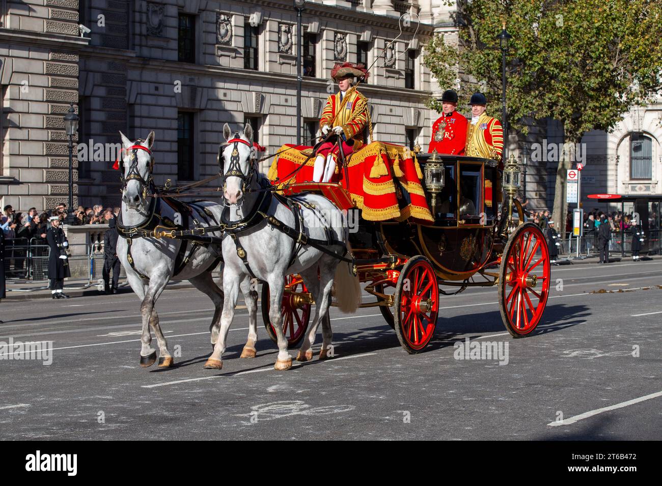 London, UK. 07th Nov, 2023. The State Opening of Parliament marks the ...