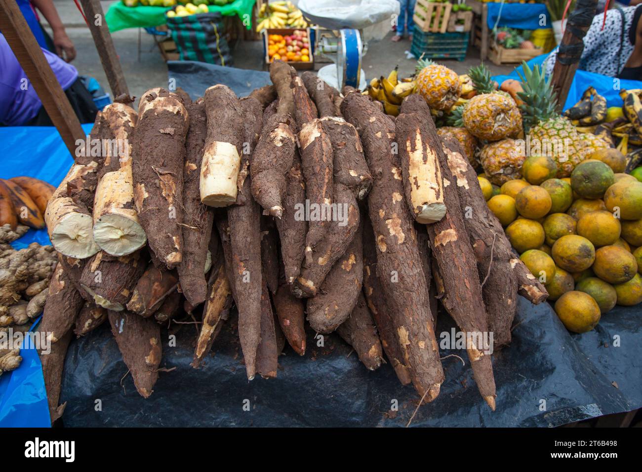 Vegetables and fruits from the peruvian jungle Stock Photo - Alamy