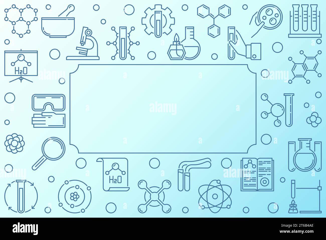 Chemistry science minimal frame hi-res stock photography and images - Alamy