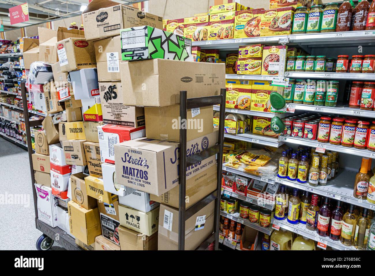 Miami Beach Florida,Publix grocery store supermarket,inside interior ...