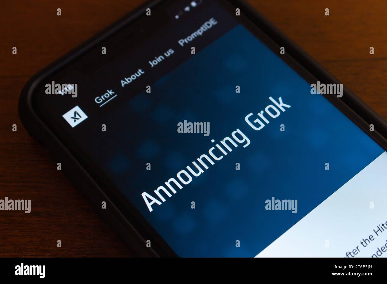 Announcing Grok webpage from xAI website. On Nov 4, xAI unveiled Grok ... Announcing Grok webpage from xAI website. On Nov 4, xAI unveiled Grok ...
