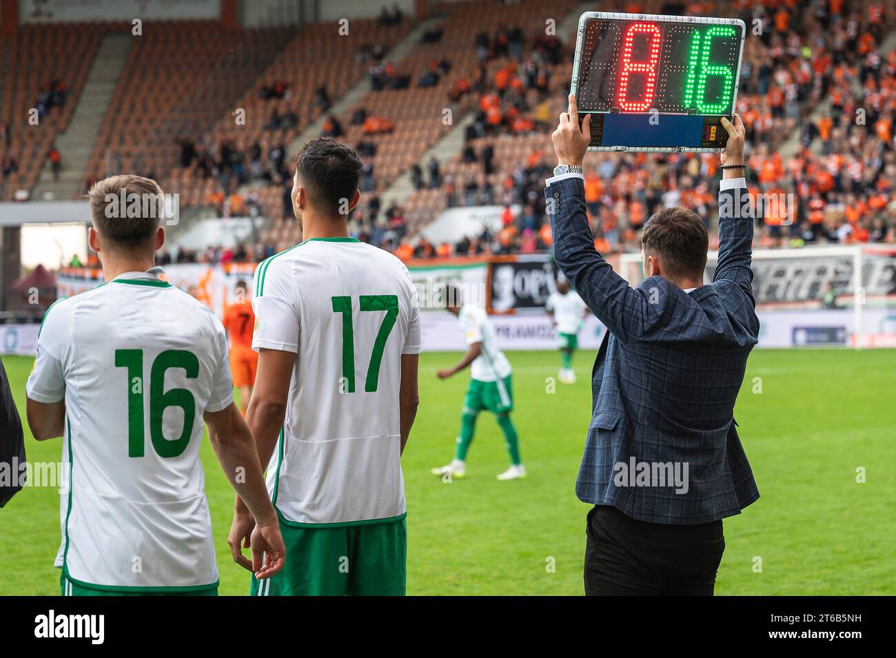 Football substitution board hi-res stock photography and images - Alamy