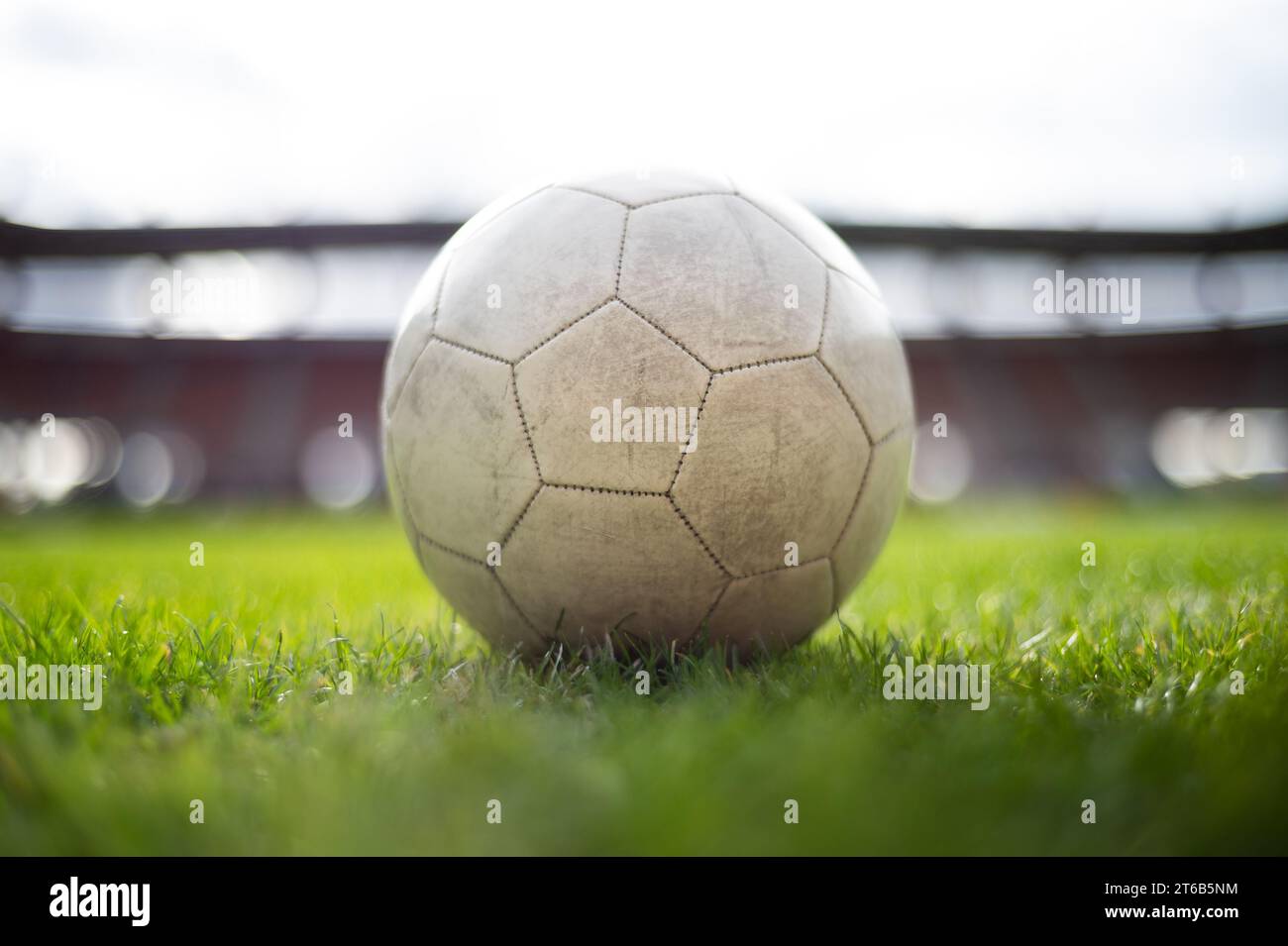 Football stadium pitch ball hi-res stock photography and images - Alamy