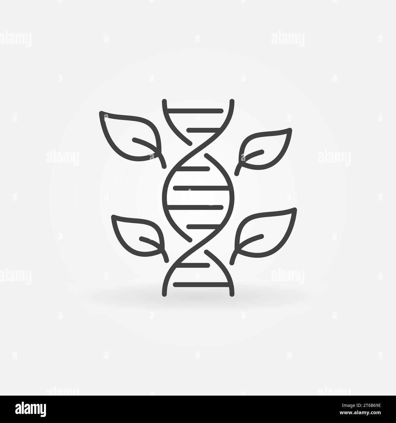 Strand of leaves Stock Vector Images - Alamy