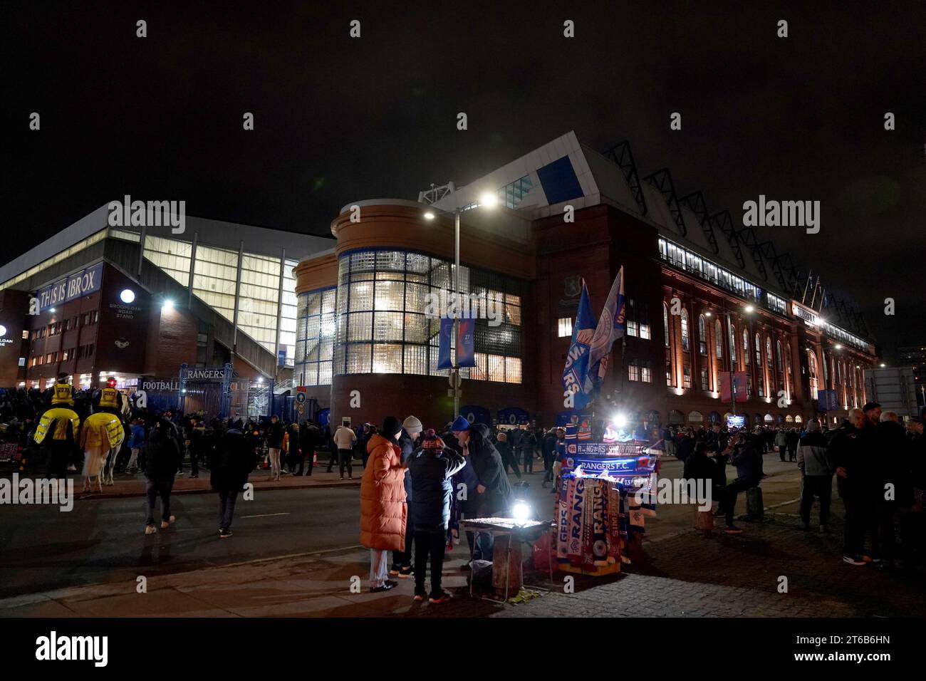 Outside view of ibrox stadium hi-res stock photography and images - Alamy