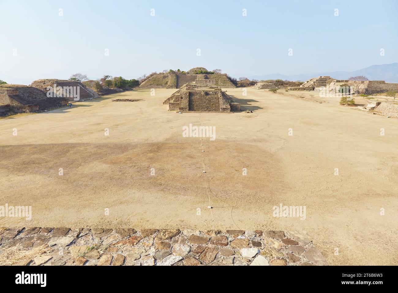 The stunning hilltop ruins of Monte Alban, the former Zapotec capital ...