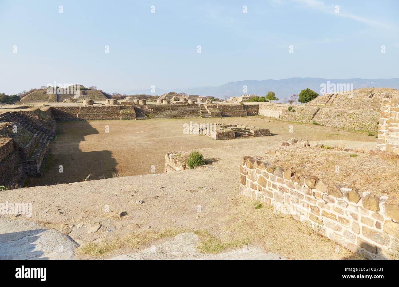 The stunning hilltop ruins of Monte Alban, the former Zapotec capital ...