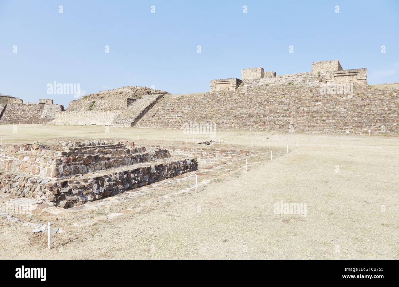 The stunning hilltop ruins of Monte Alban, the former Zapotec capital ...