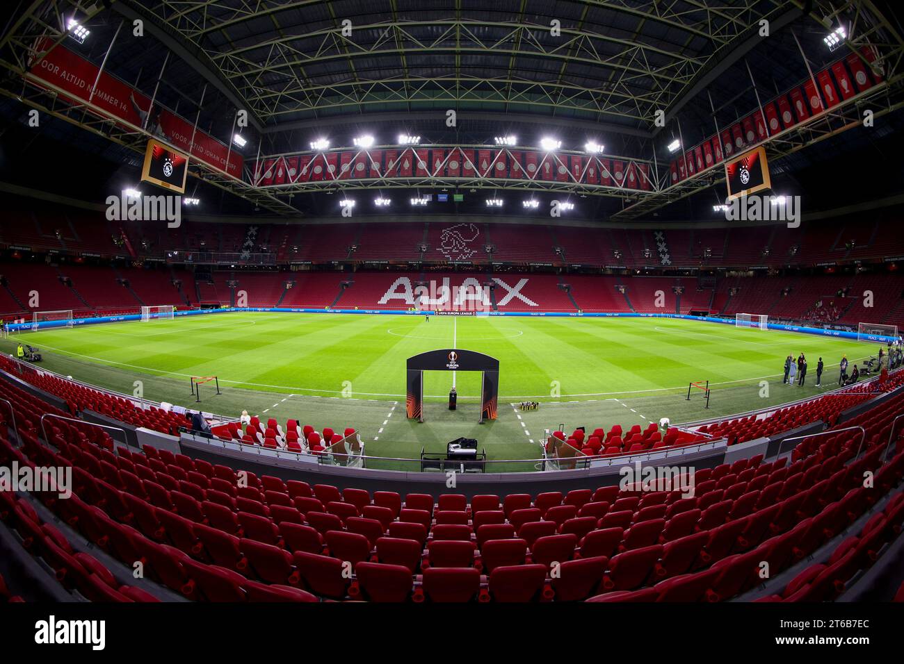 AMSTERDAM, NETHERLANDS - NOVEMBER 9: Stadium overview inside general ...