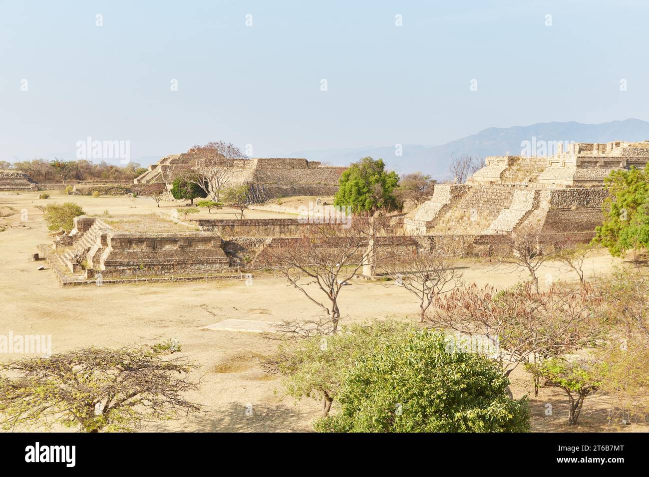 The stunning hilltop ruins of Monte Alban, the former Zapotec capital ...