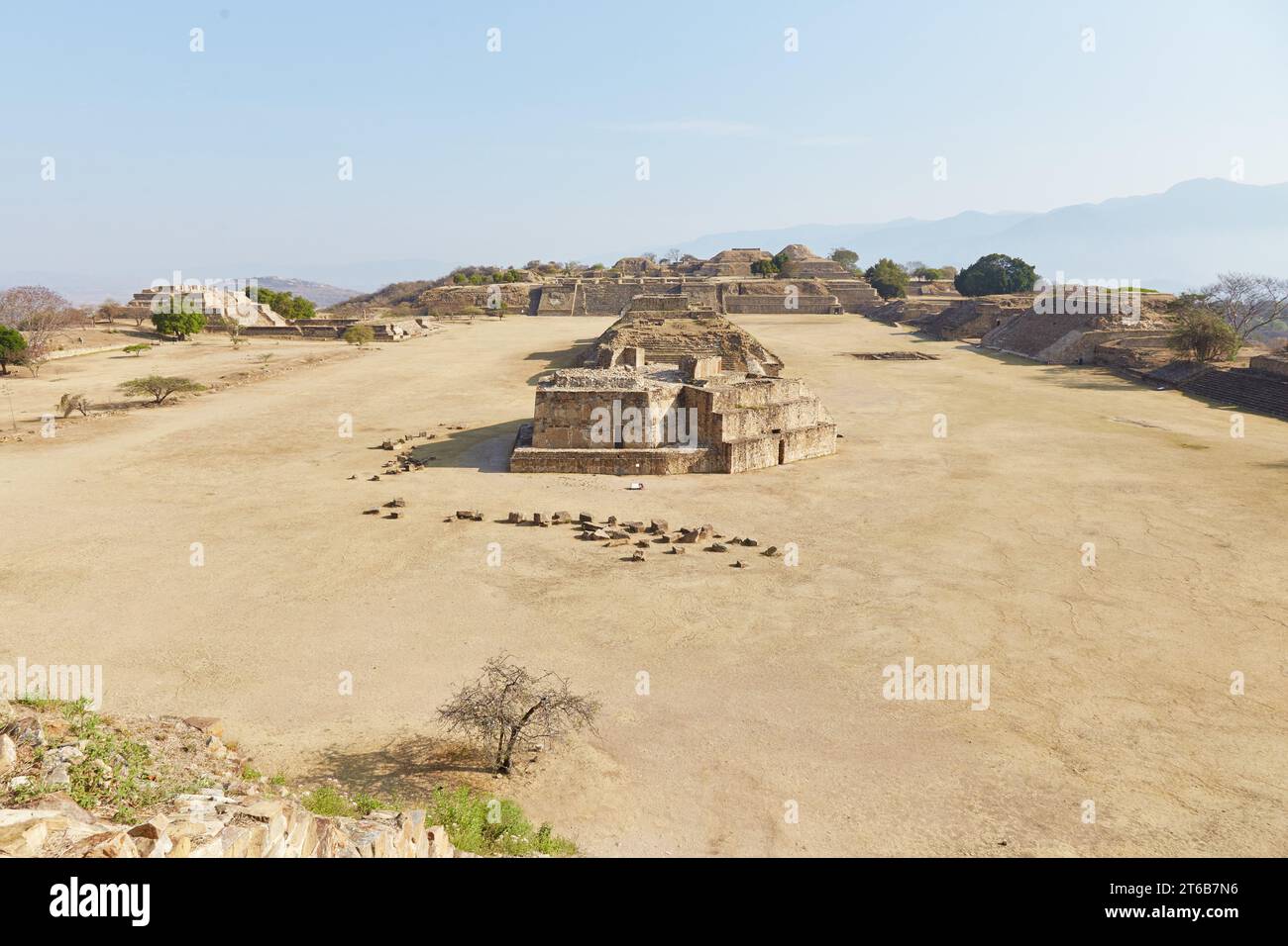 The stunning hilltop ruins of Monte Alban, the former Zapotec capital ...
