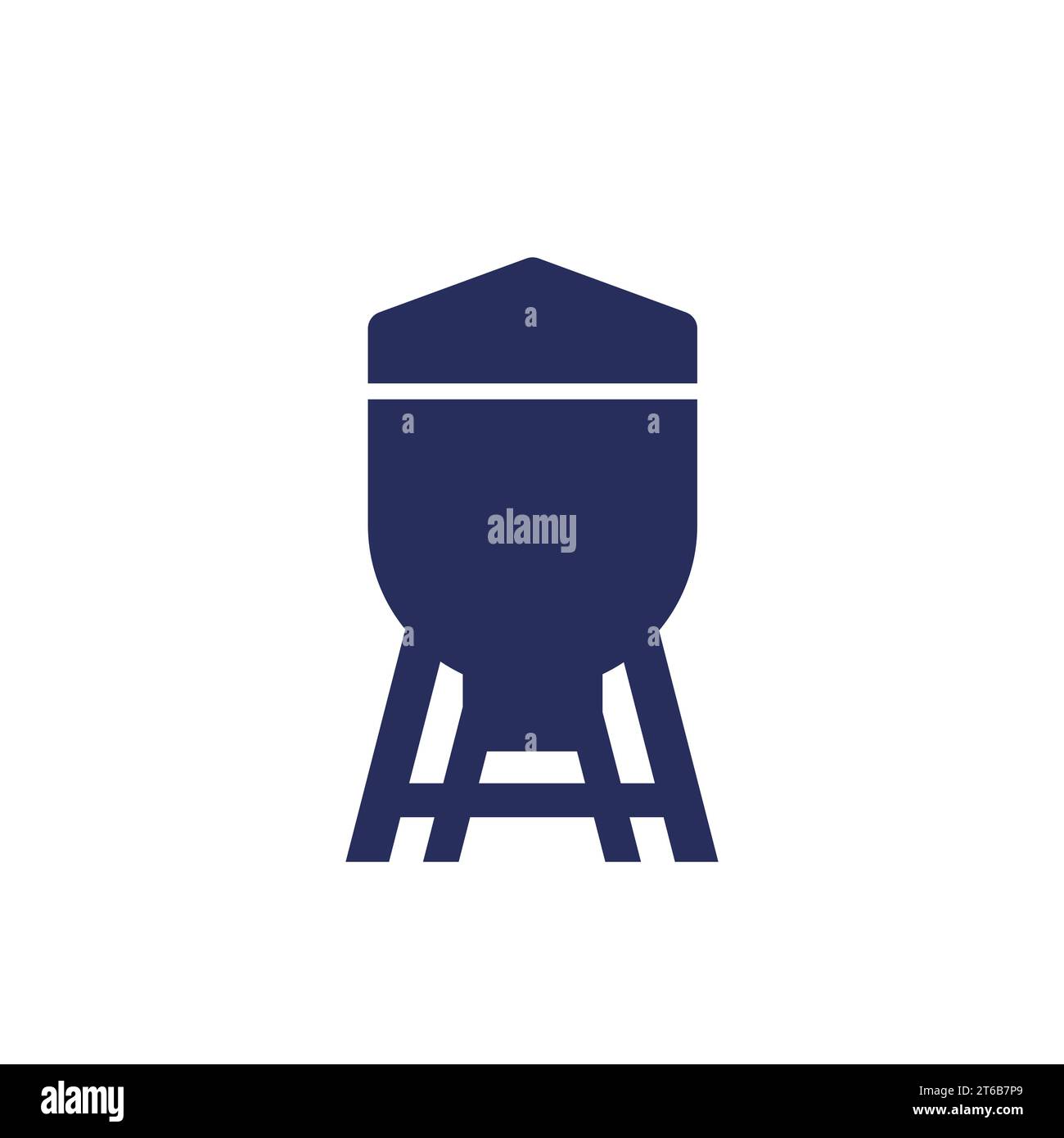 Grain silo isolated Stock Vector Images - Alamy