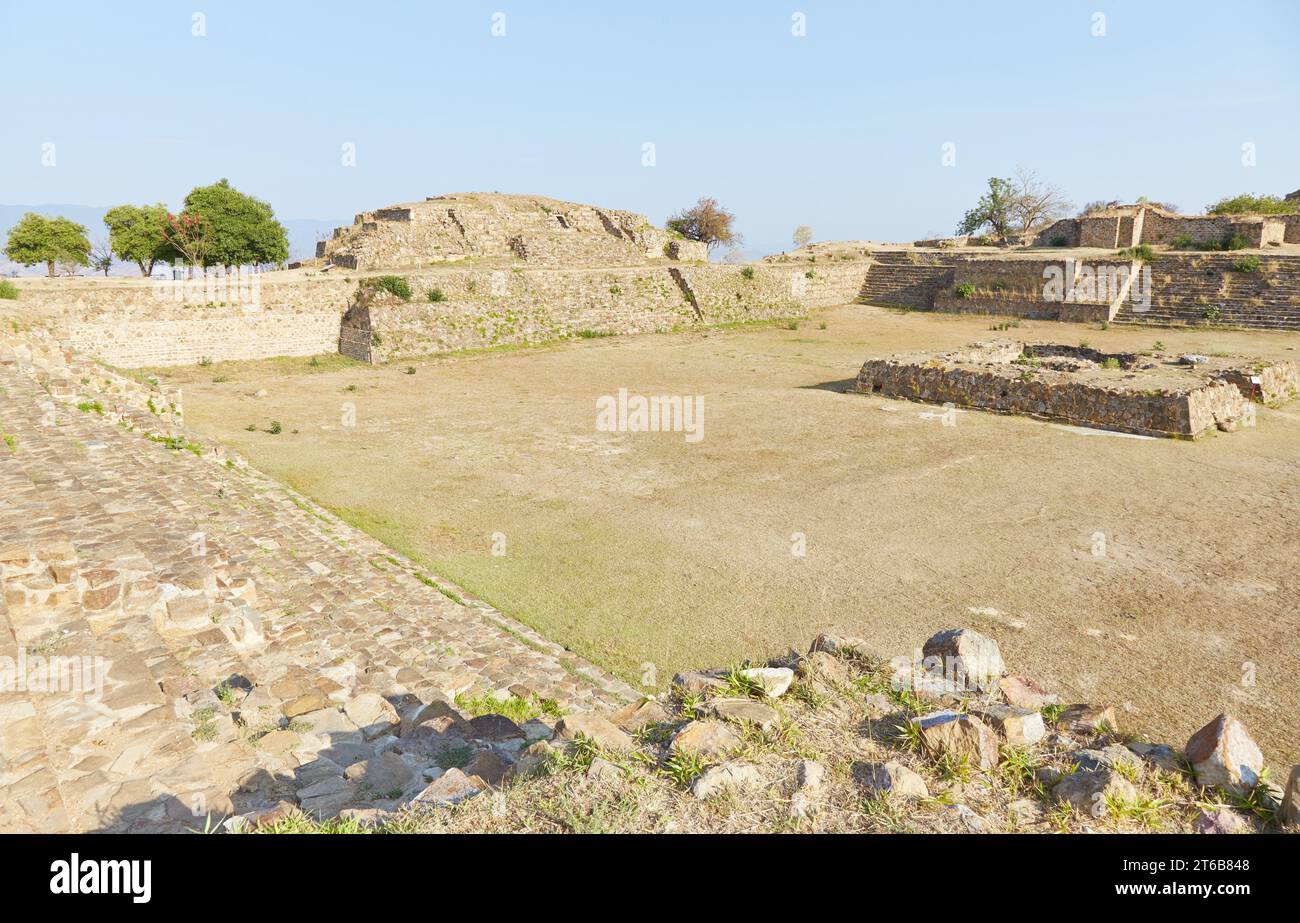 The stunning hilltop ruins of Monte Alban, the former Zapotec capital ...